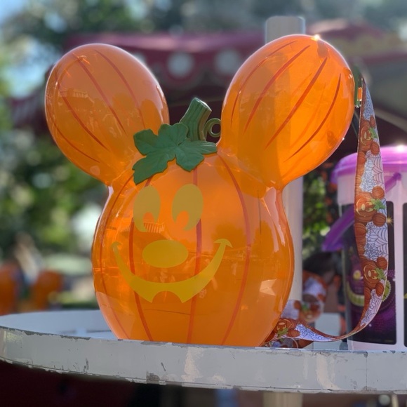Disney | Holiday | Mickey Mouse Pumpkin Disneyland Popcorn Bucket ...
